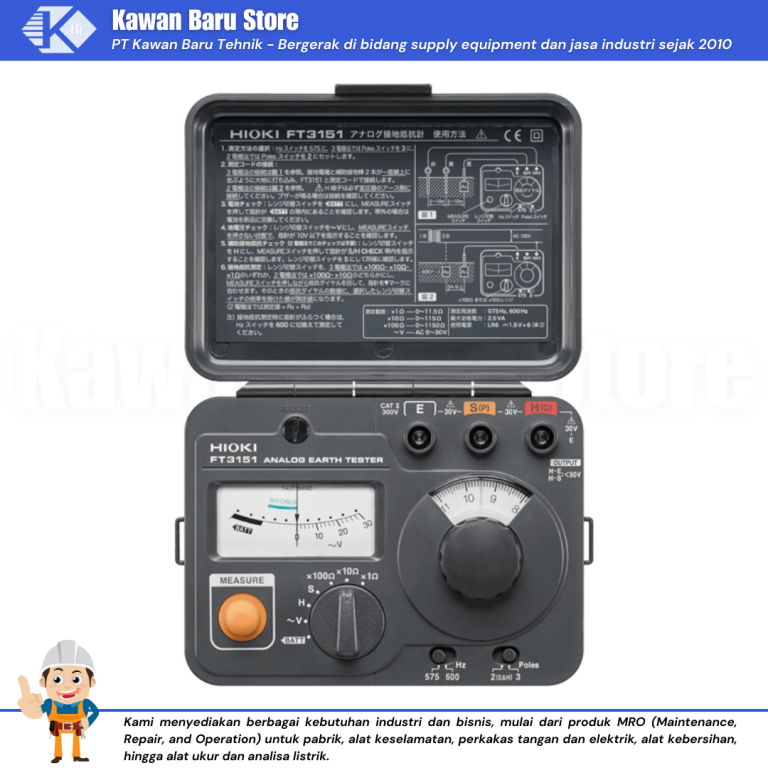 ANALOG EARTH TESTER FT3151 – Kawan Baru Tehnik